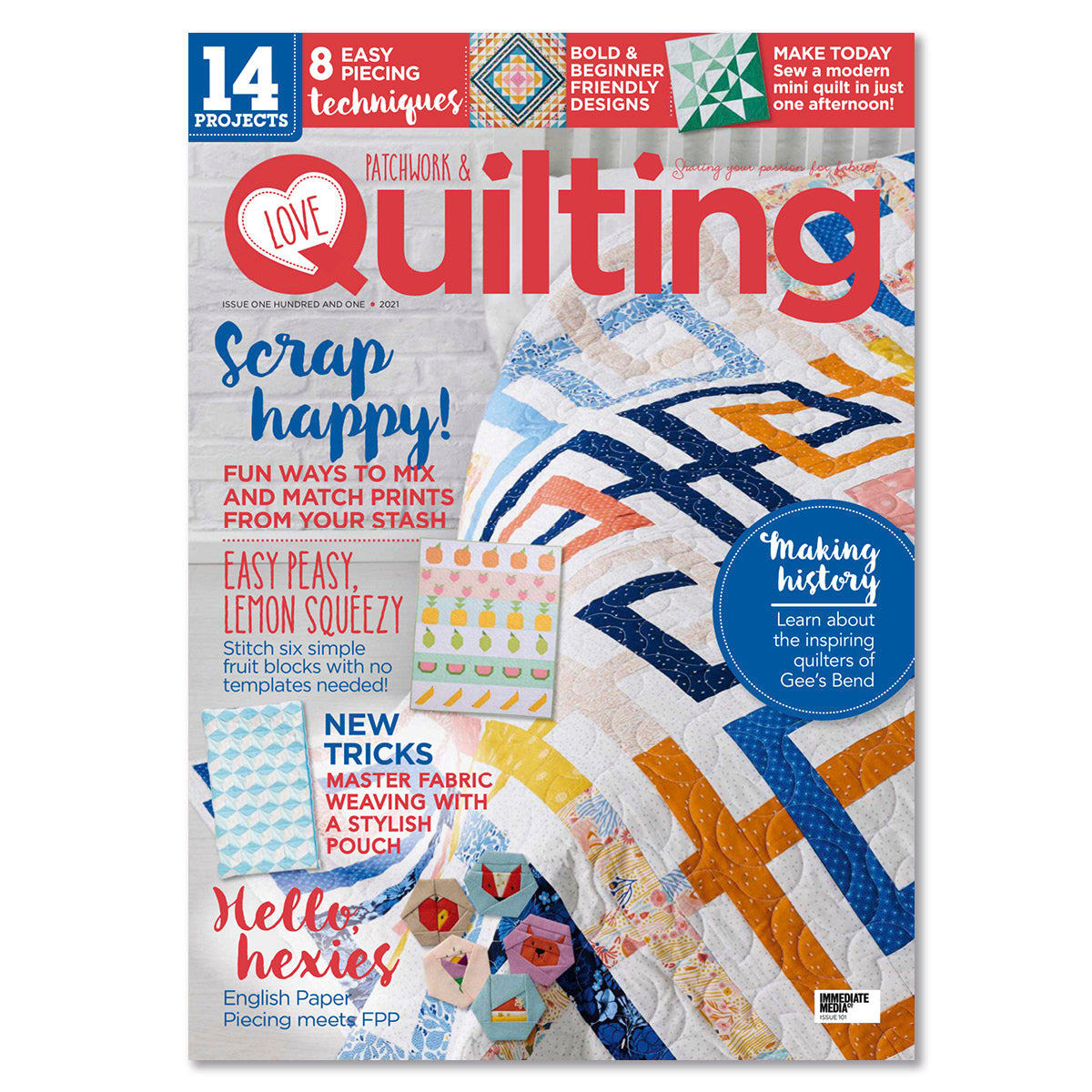 Love Patchwork & Quilting Magazine Issue 101 PDF – Gathered