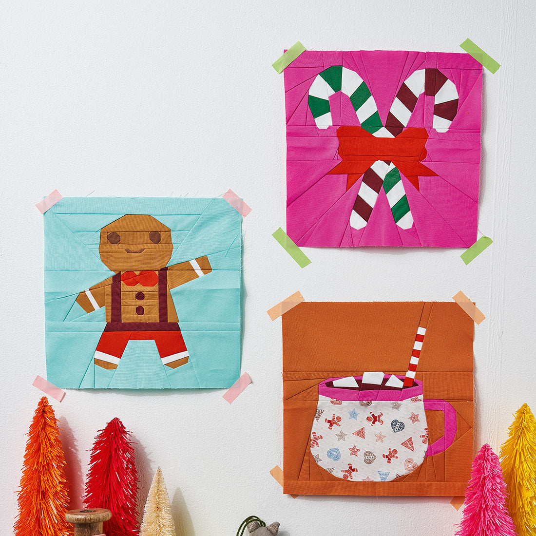 FPP Christmas Sweet Treats Quilting Block Pattern PDF – Gathered