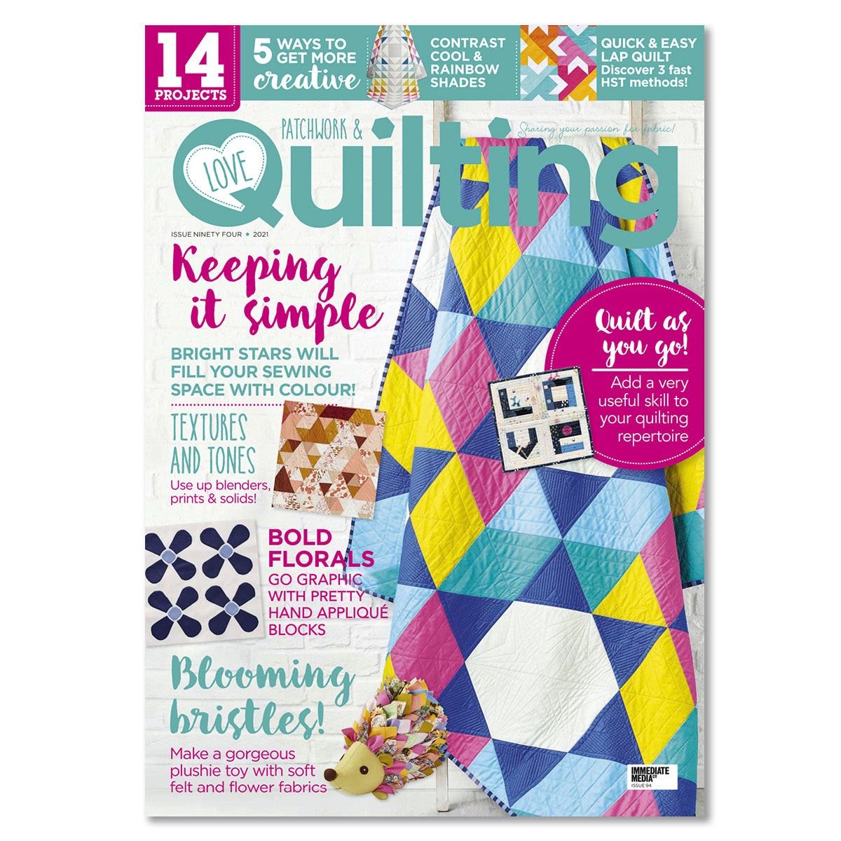 Love Patchwork & Quilting Magazine Issue 094 PDF – Gathered