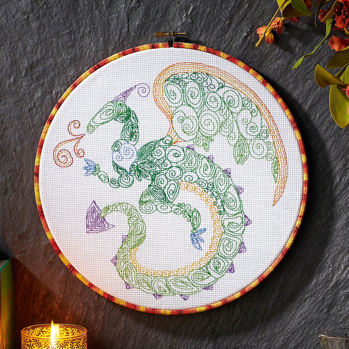 Dragon Cross Stitch PDF Pattern – Gathered