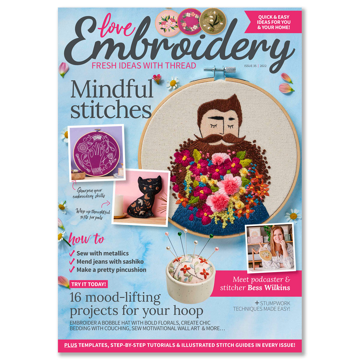 Love Embroidery Magazine Issue 35 PDF – Gathered