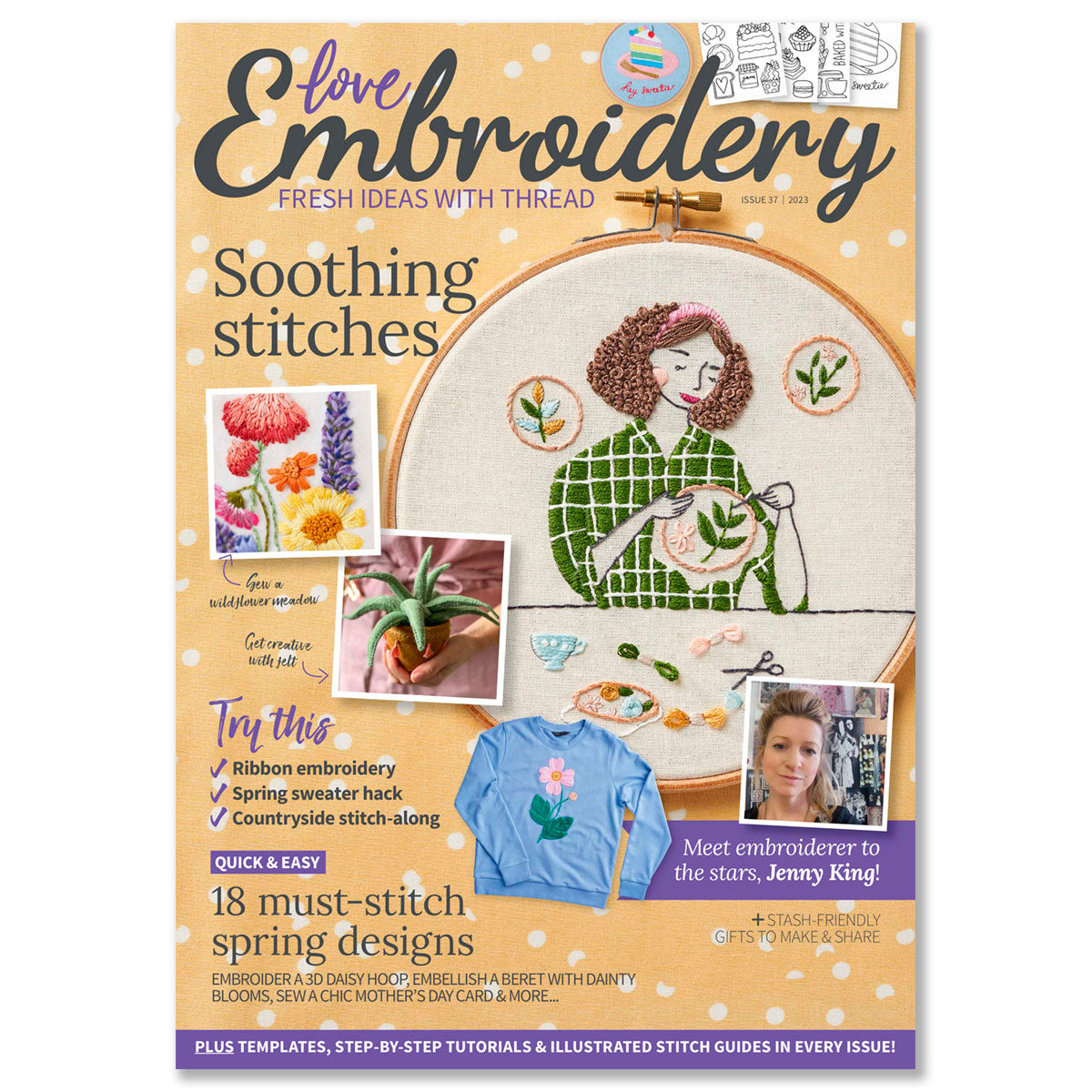 Love Embroidery Magazine Issue 37 PDF – Gathered