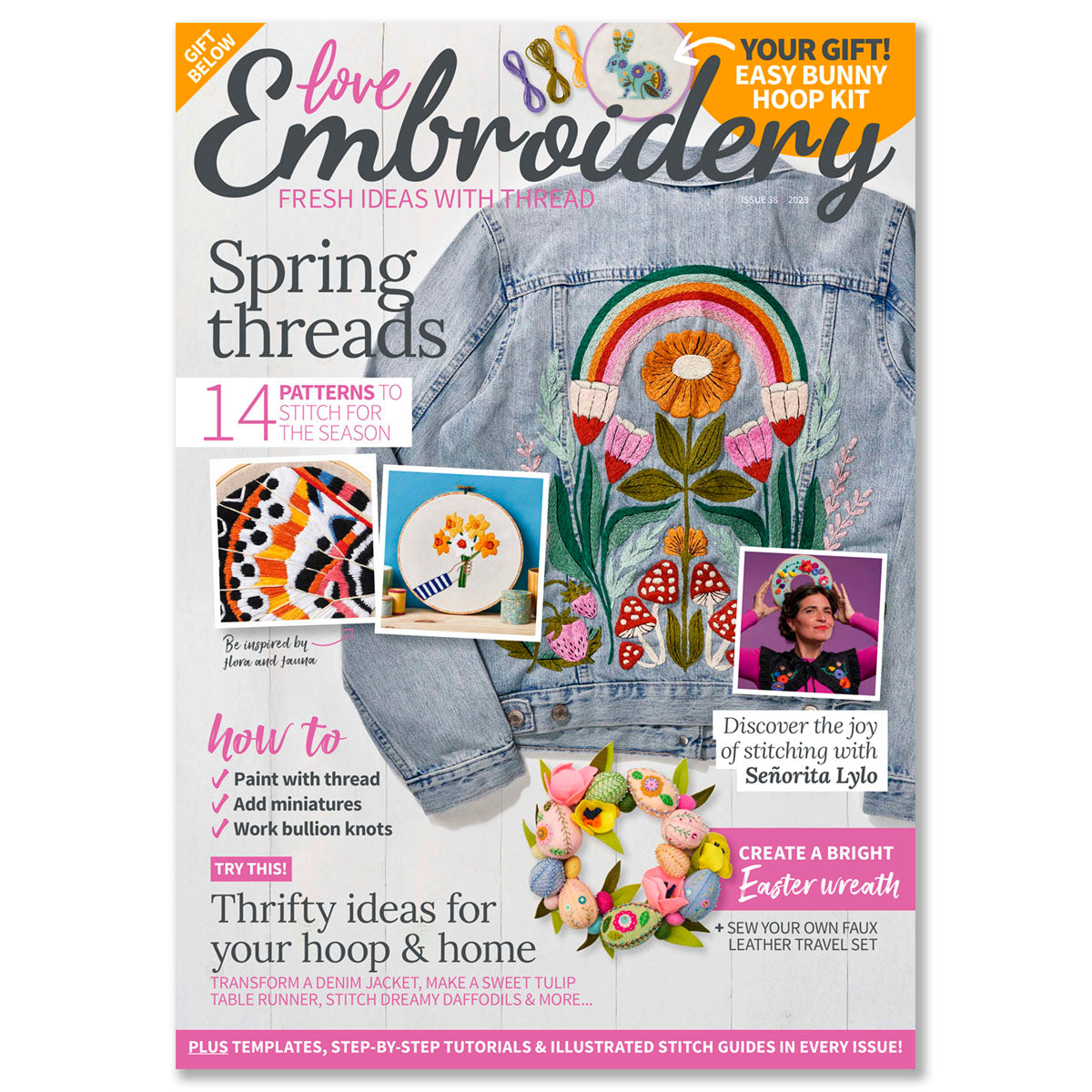 Love Embroidery Magazine Issue 38 PDF – Gathered