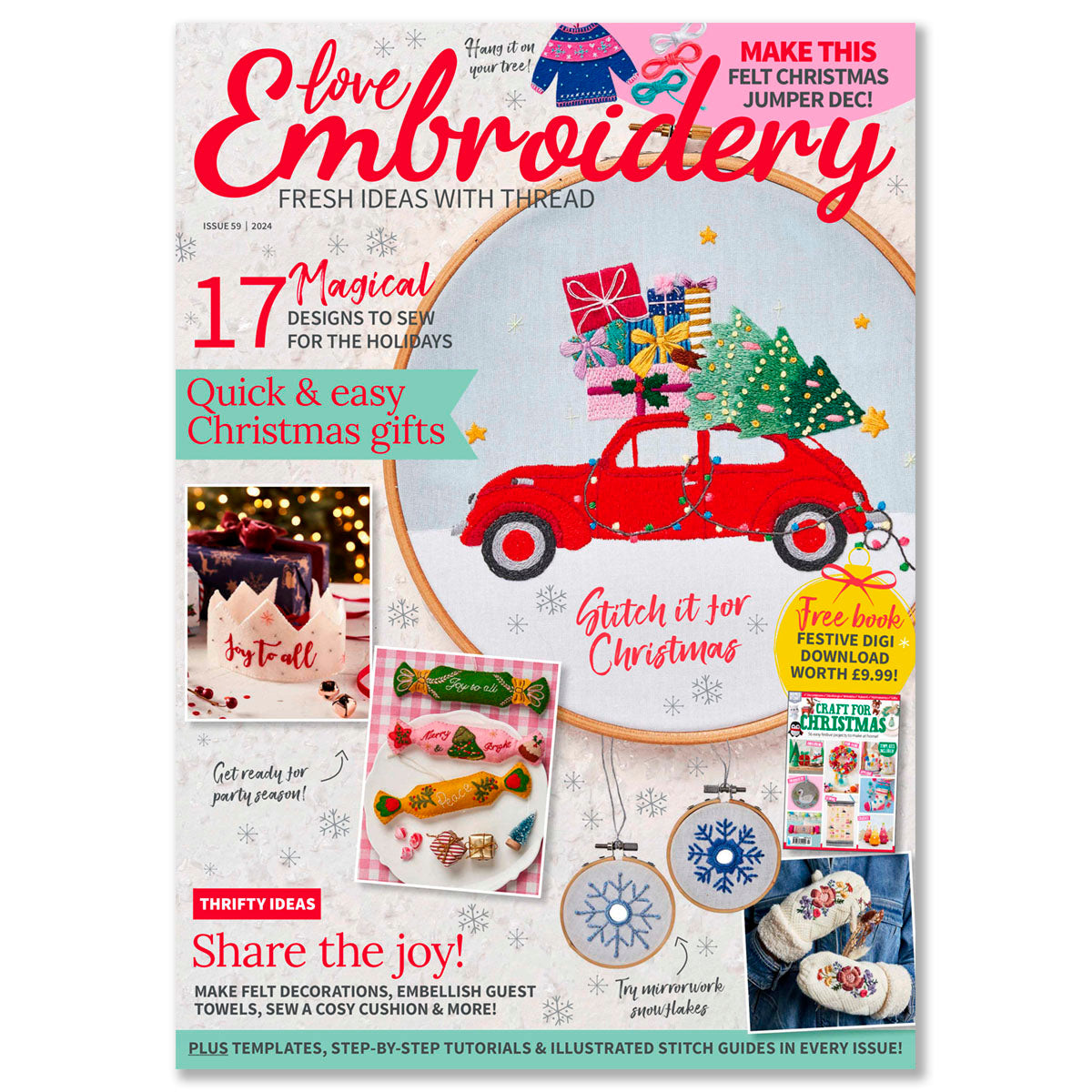 Love Embroidery Magazine Issue 59 PDF – Gathered