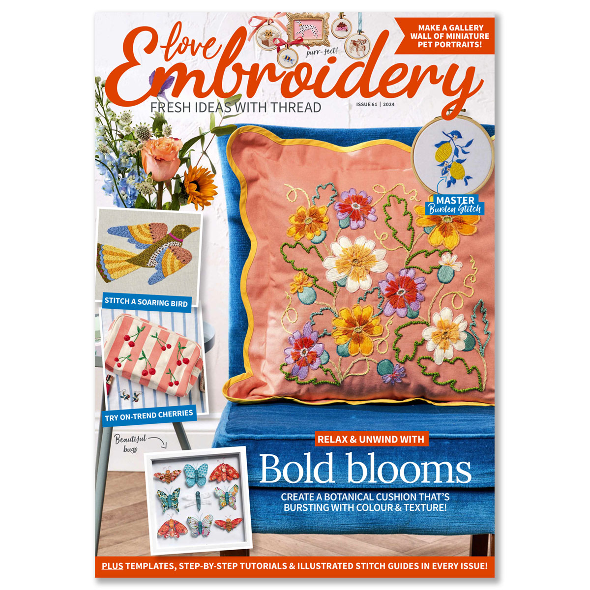 Love Embroidery Magazine issue 61 PDF – Gathered
