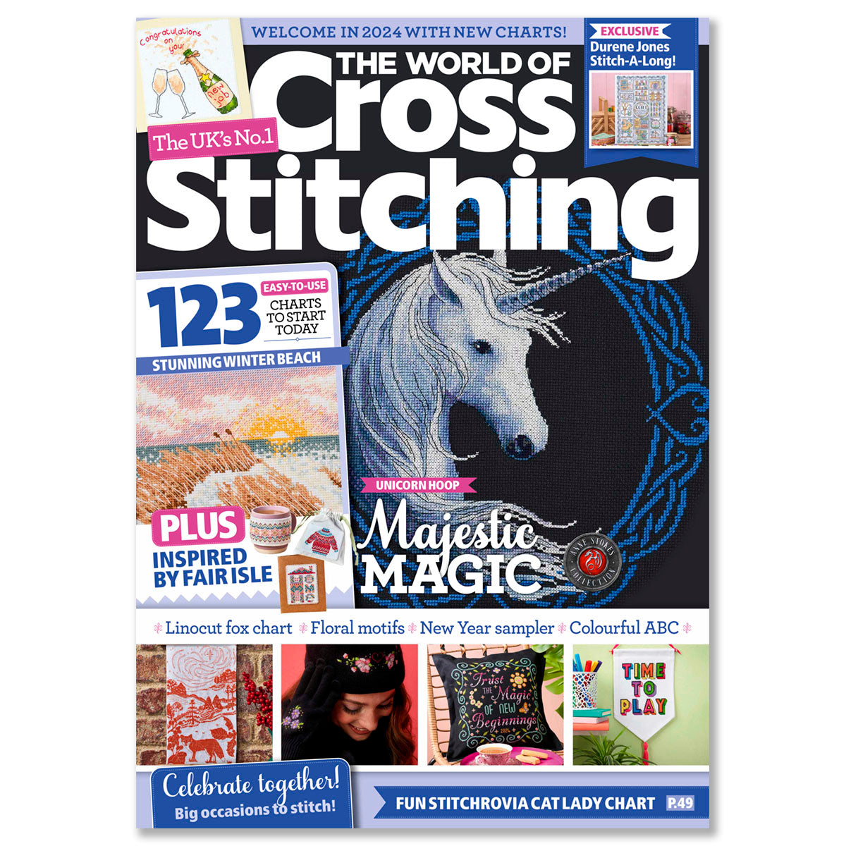 The World of Cross Stitching Magazine Issue 341 PDF – Gathered